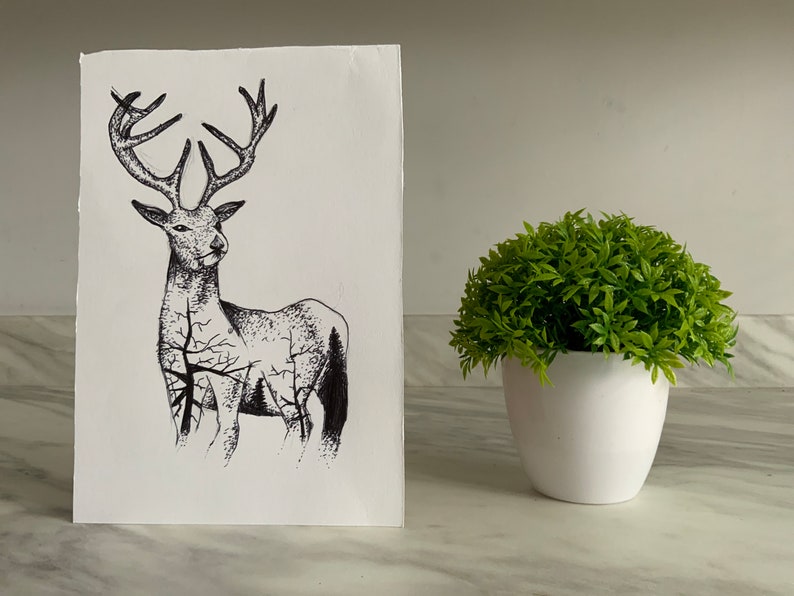 Custom A5 Drawing Tattoo Drawing Sketch and Ink - Etsy