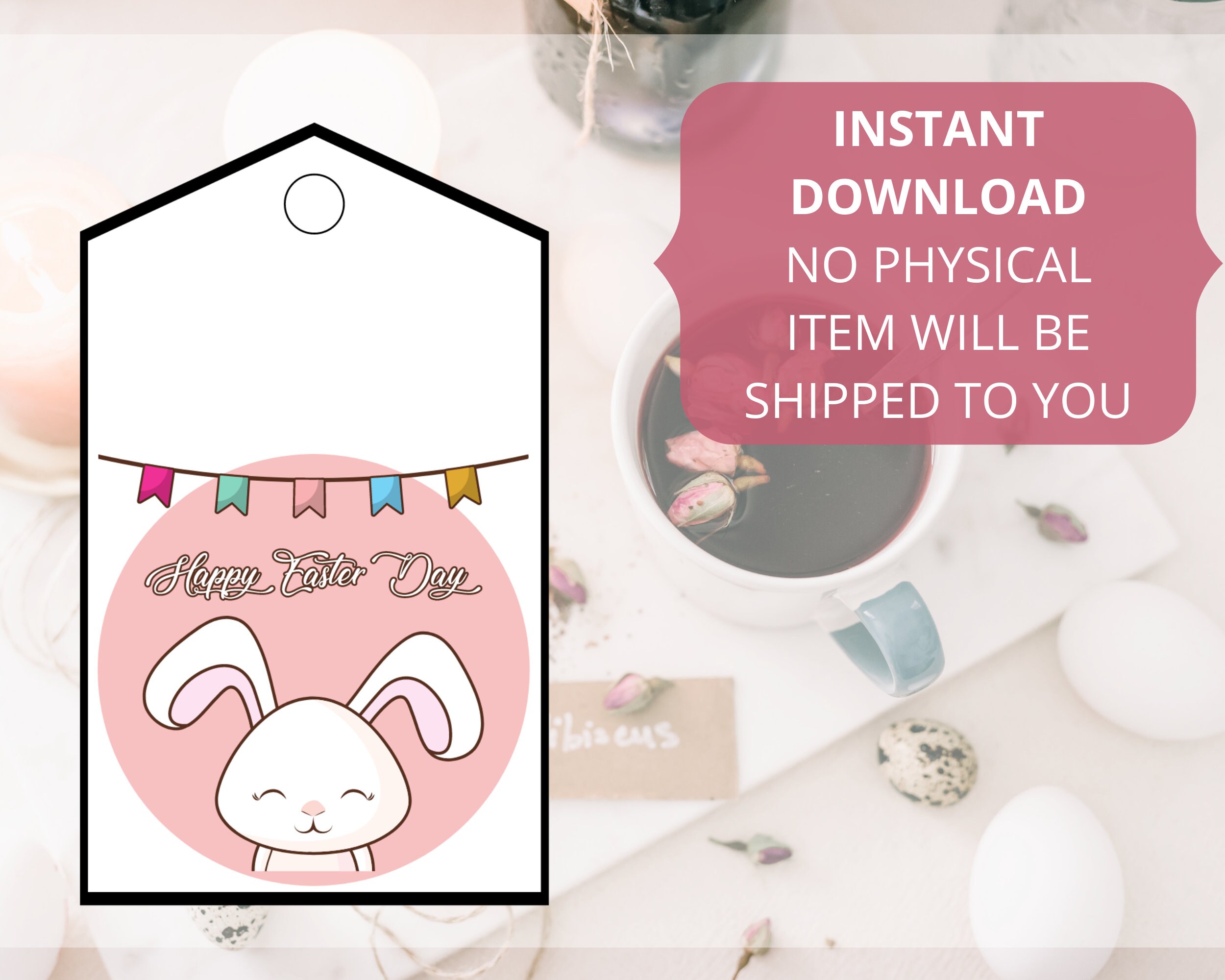 Easter Gift Tags | Printable | Instant Download - Etsy
