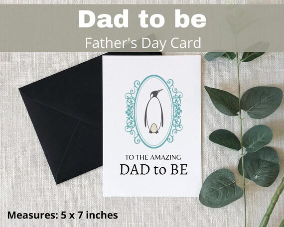 Dad to Be Father's Day Card Printable - Etsy
