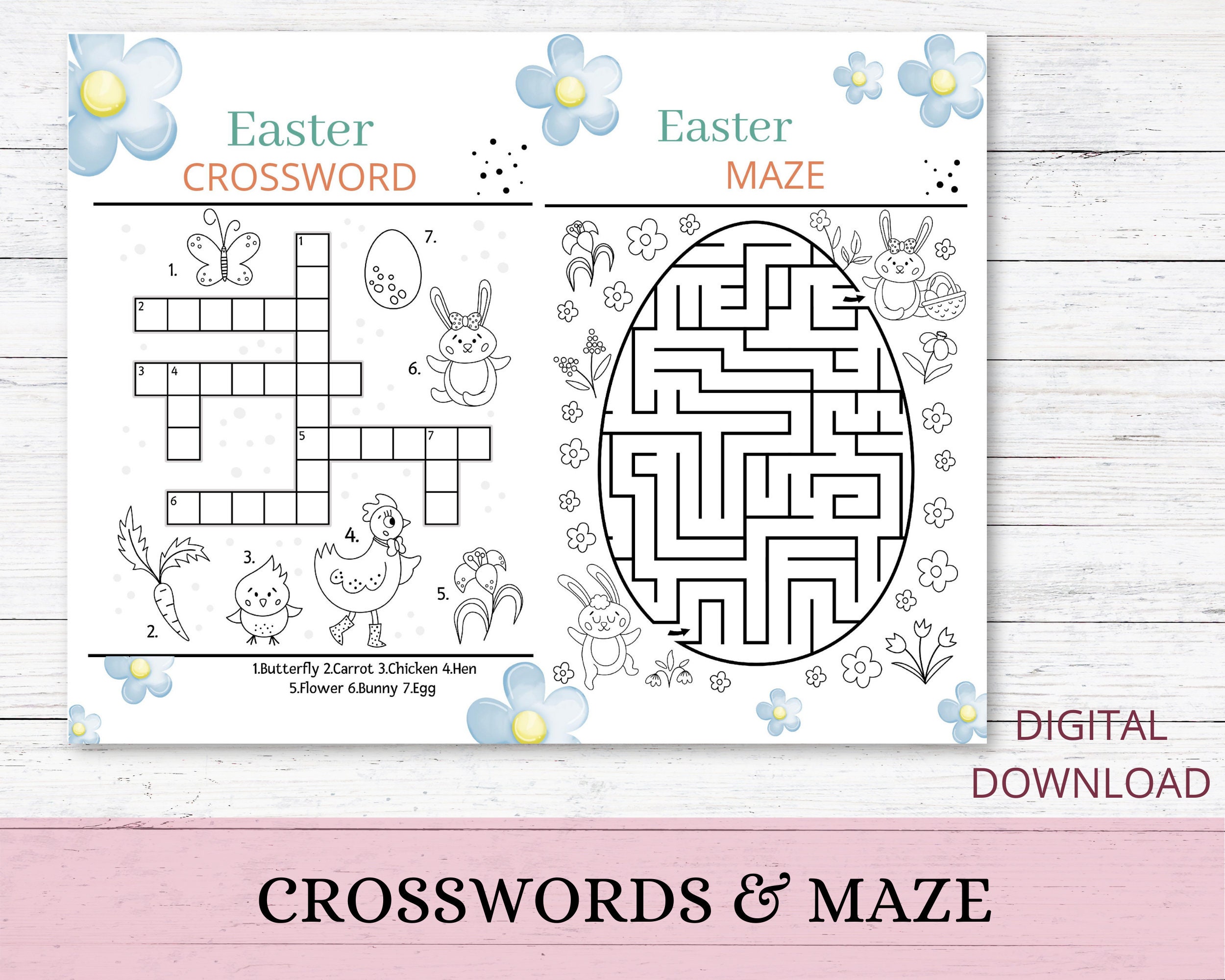 Easter Activities for Family | Digital Download | Printable - Etsy