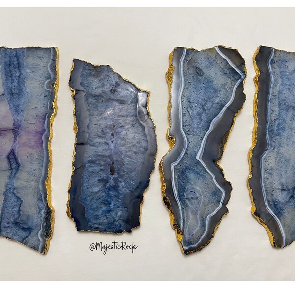 Blue Agate Platter - Etsy