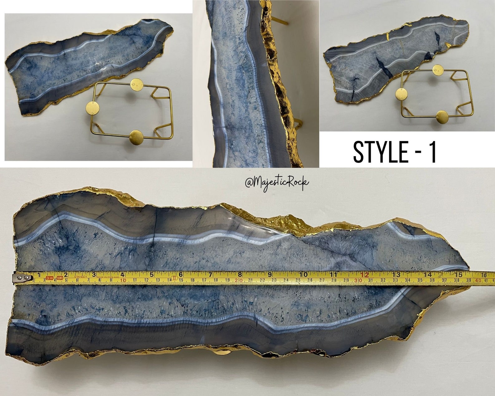 Natural Agate Cheese Platter/food Display Platter/cake - Etsy