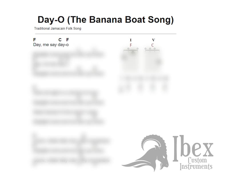 Day-o (banana Boat Song) - Easy Ukulele Songs, Beginner Ukulele Songs ...