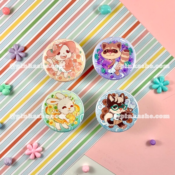 Kawaii Buttons - Etsy