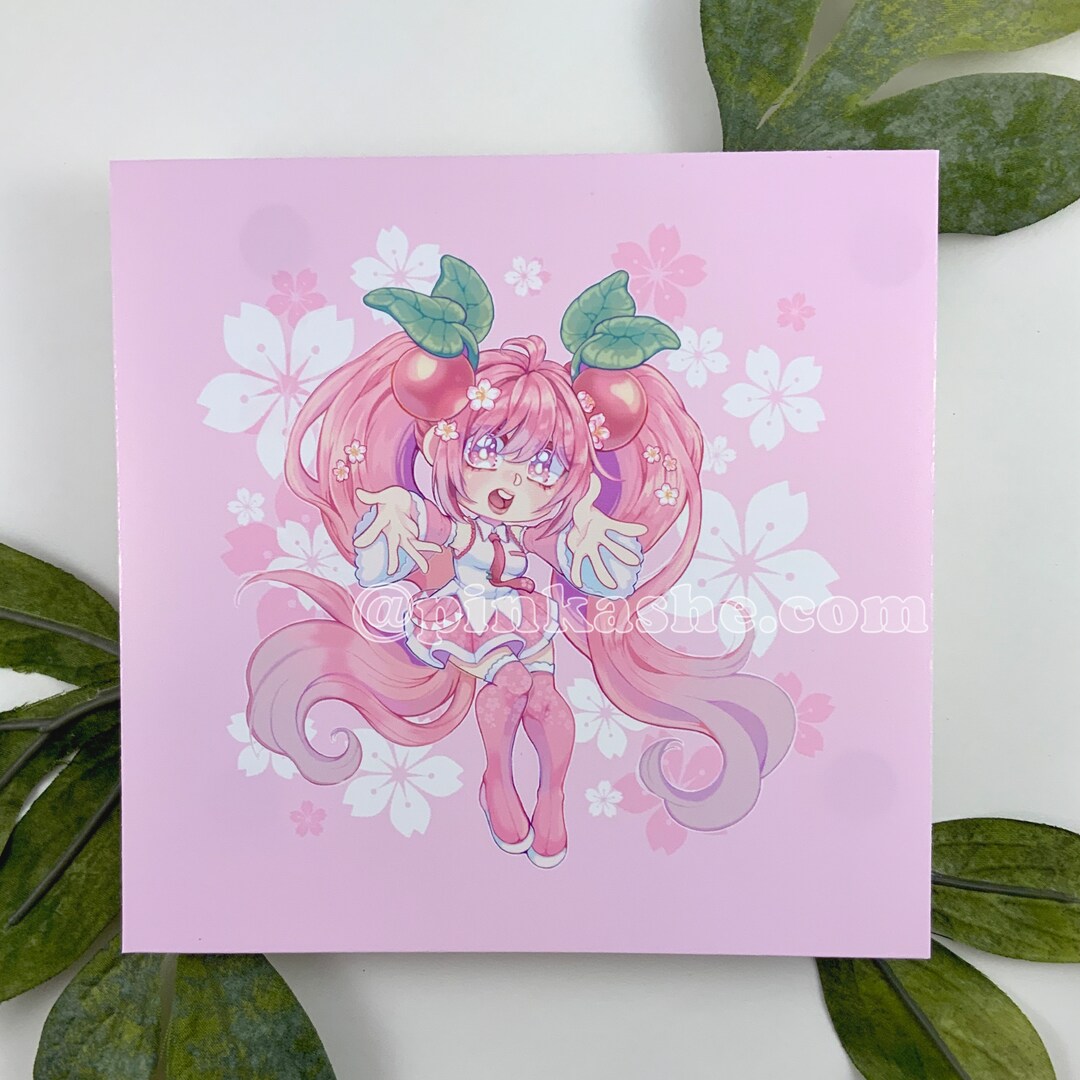 Sakura Miku - Print - Anime Print - Kawaii - Etsy