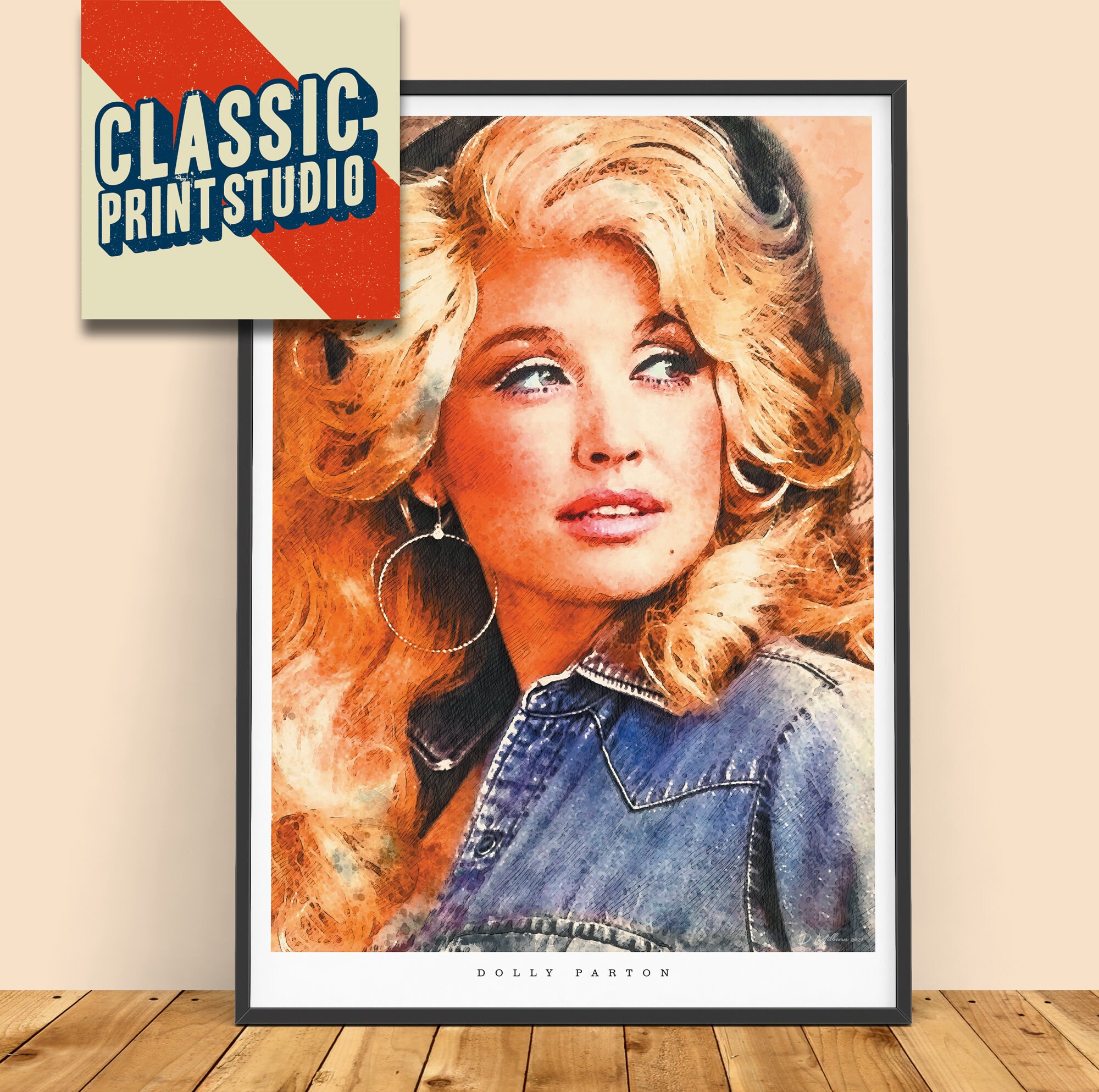 Dolly Watercolour | Poster | Print - Etsy