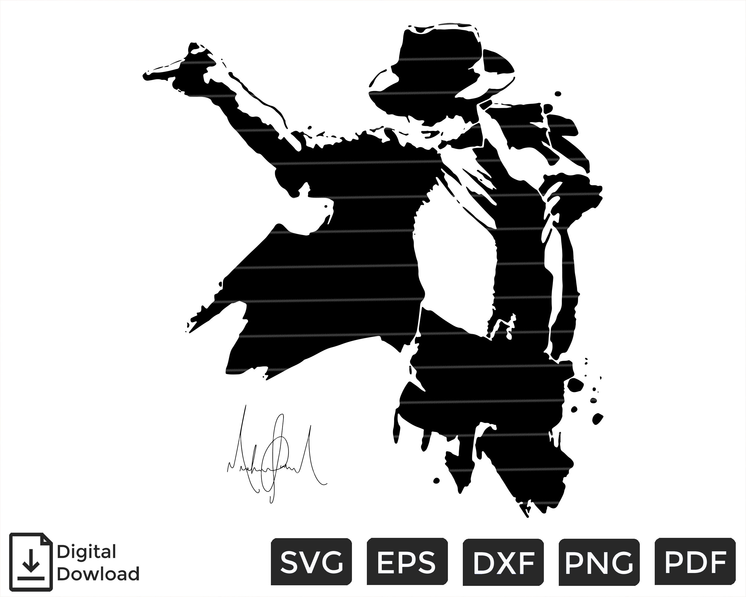 Michael Jackson SVG PNG/ Printable/ File for Cricut | Etsy