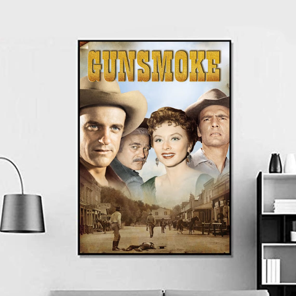 Gunsmoke Western Tv Series Poster Wall Art Home Decor No | Etsy