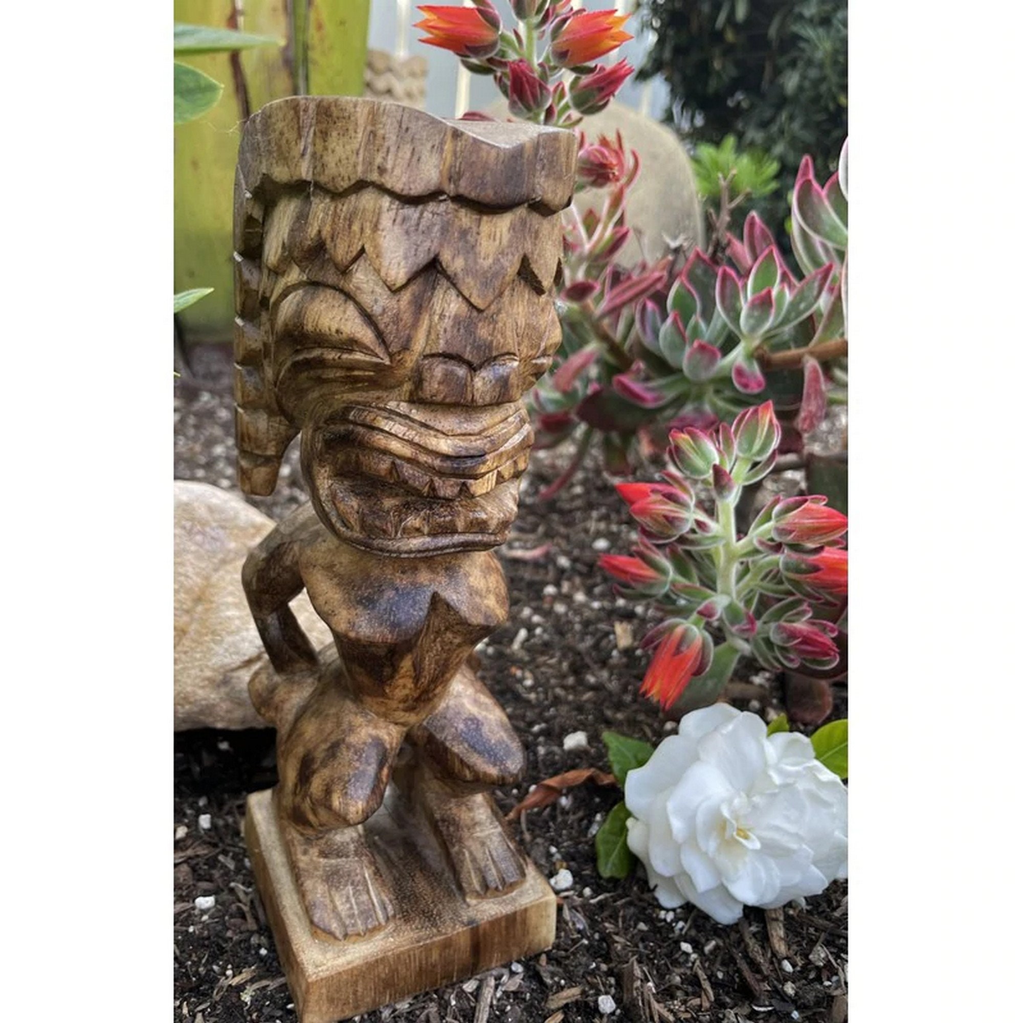 Ku Tiki God | Traditional Hawaiian 8" - Etsy
