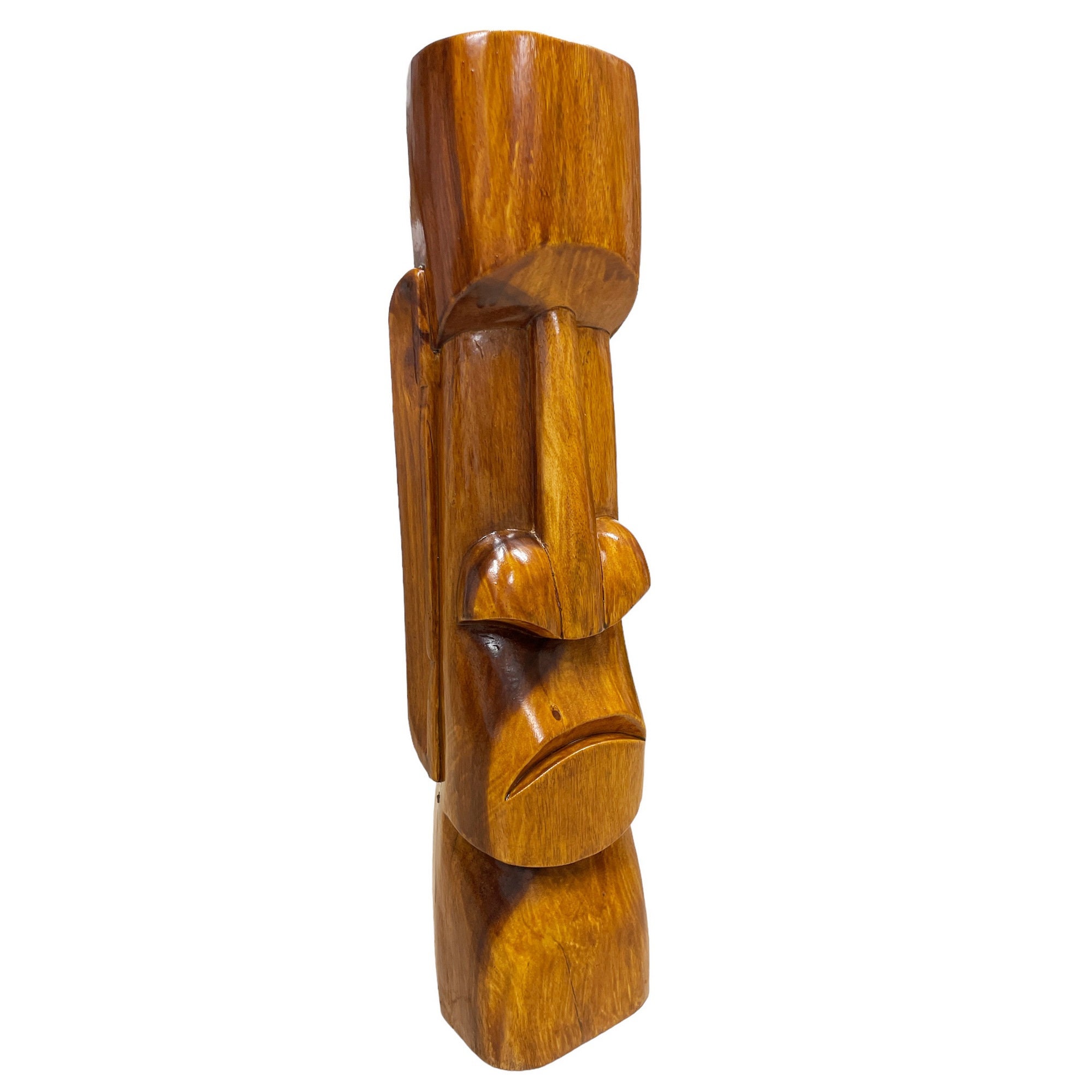 Moai Easter Island Tiki 20 dark Oak - Etsy