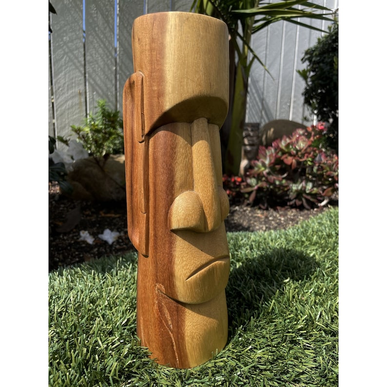 Moai Easter Island Tiki 12 - Etsy