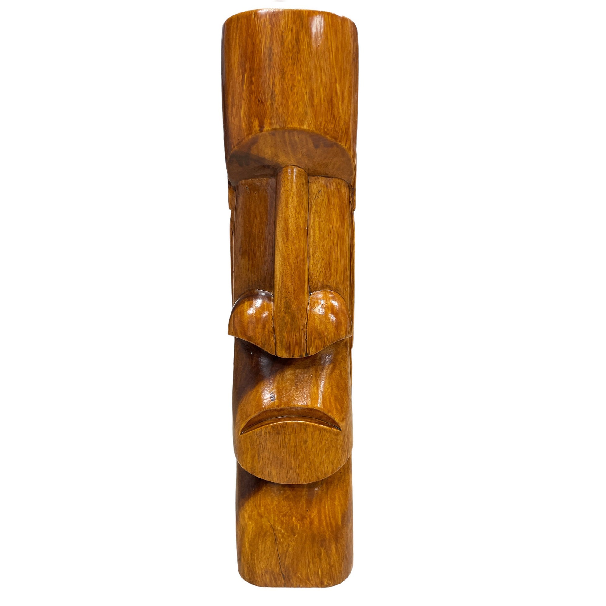 Moai | Easter Island Tiki 20" (dark Oak) - Etsy