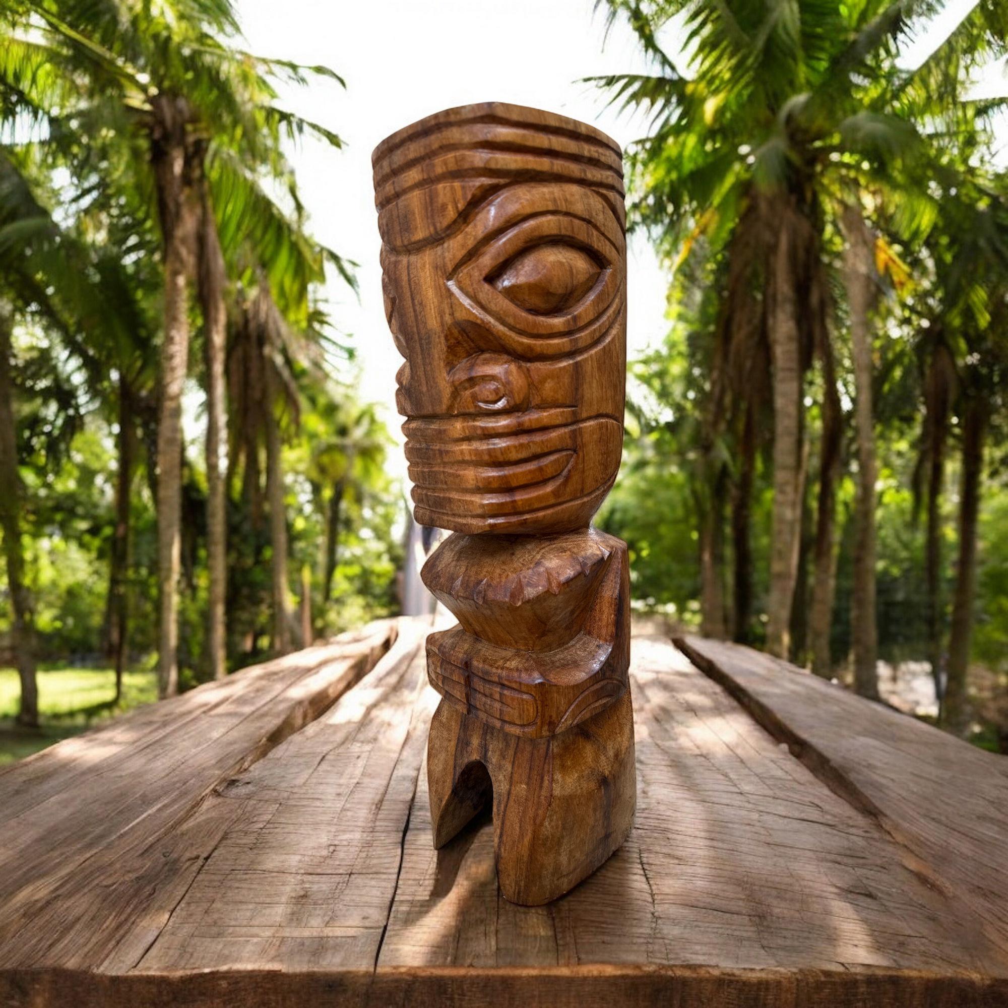 Marquesas Island Totem | Polynesian Heritage 20" - Etsy