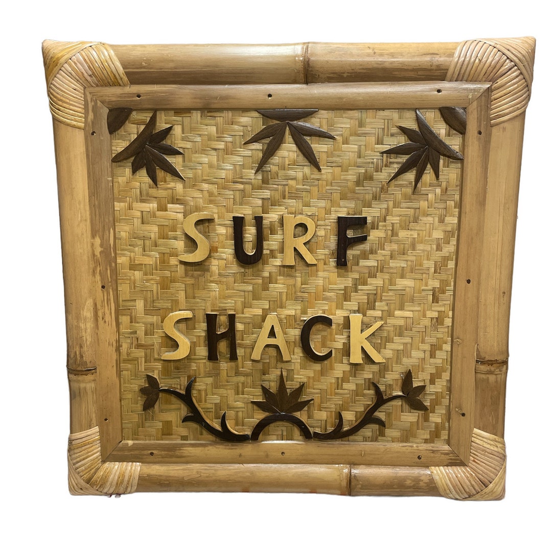 Surf Shack | Bamboo Sign 20" - Etsy