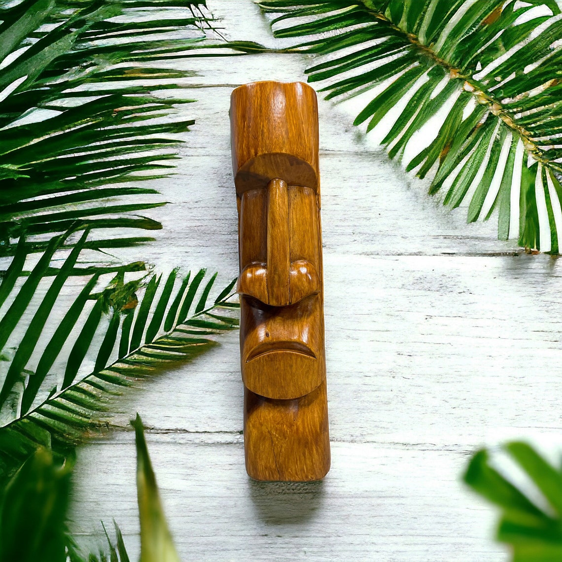 Moai Easter Island Tiki 20 dark Oak - Etsy