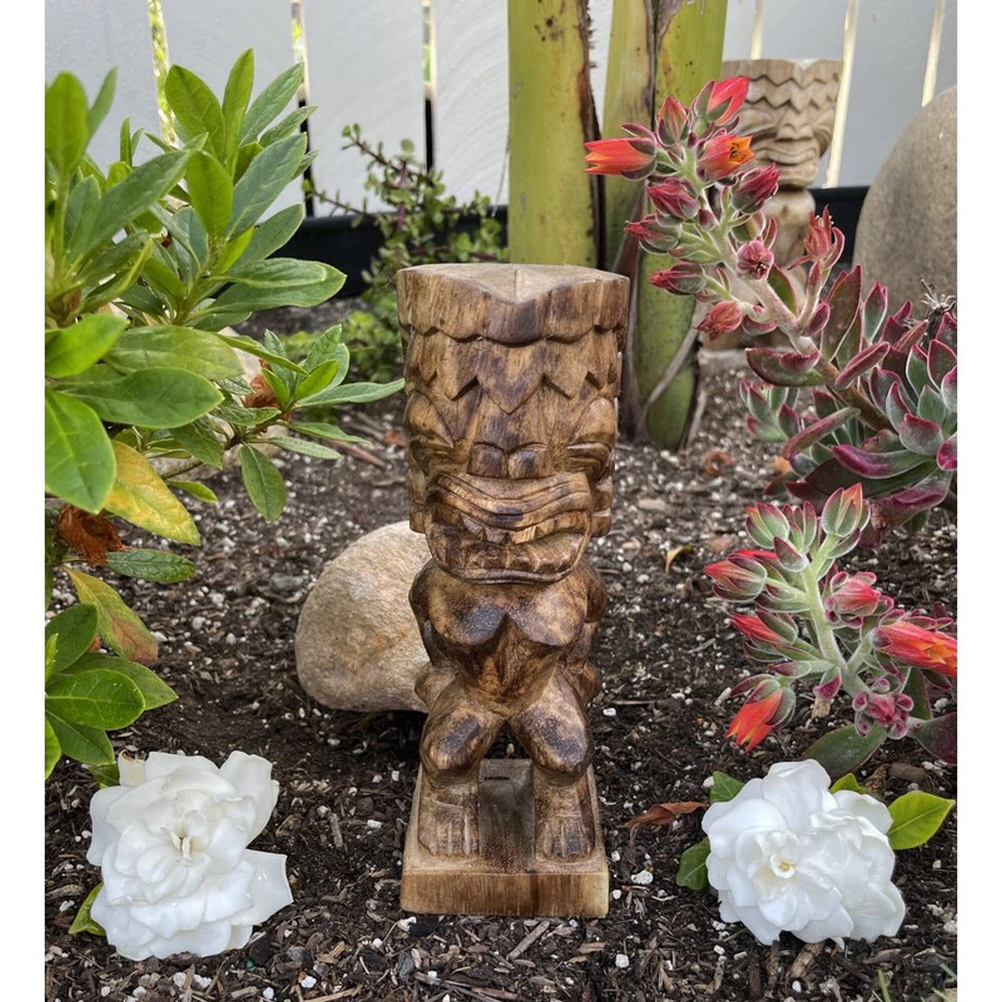 Ku Tiki God | Traditional Hawaiian 8" - Etsy