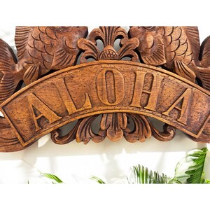 Aloha Sign With Fishes | Tropical Décor - Etsy