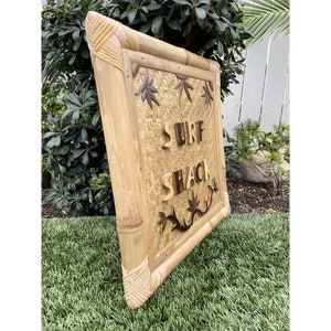 Surf Shack | Bamboo Sign 20" - Etsy