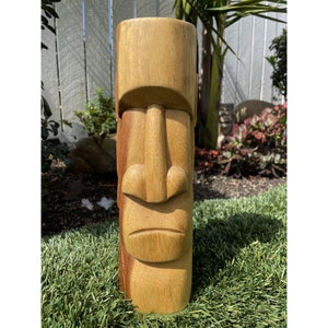 Moai | Easter Island Tiki 12" - Etsy