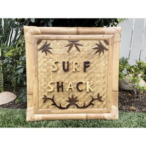 Surf Shack | Bamboo Sign 20" - Etsy