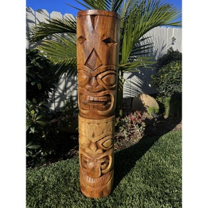Double Meaning Tiki Totem 32 - Etsy