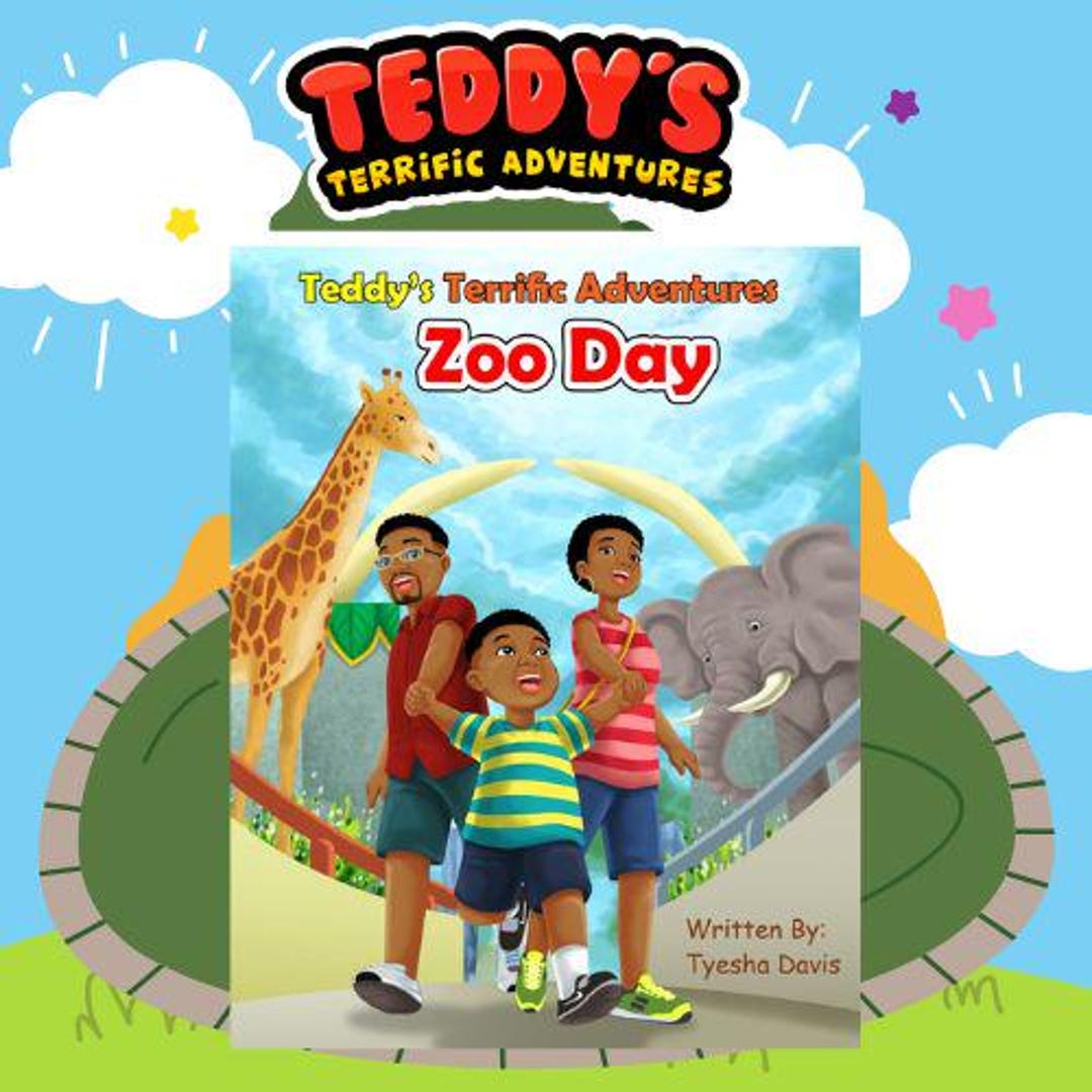 Teddy's Terrific Adventures Zoo Day Children's Book - Etsy