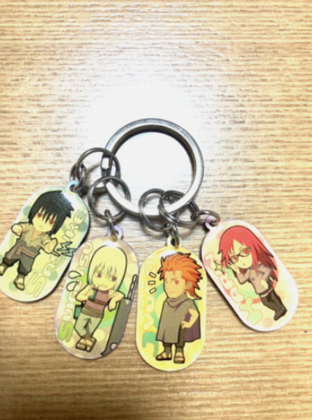 Sasuke Suigetsu Jyugo Karin NARUTO Key Chain BANDAI From Japan - Etsy