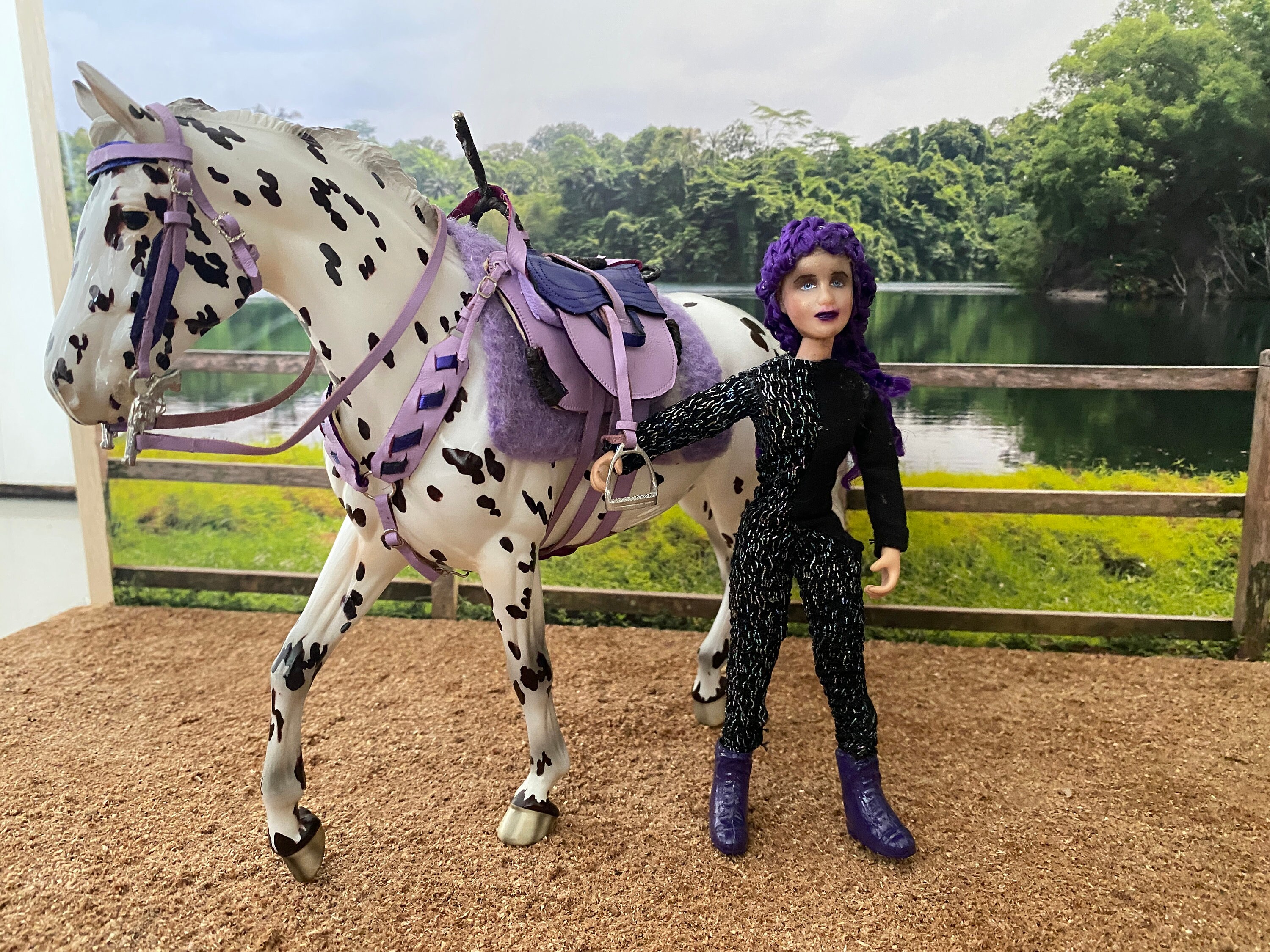 Pattern to Make a Model Horse Trick Riding Saddle and Dolls Jumpsuit - Etsy