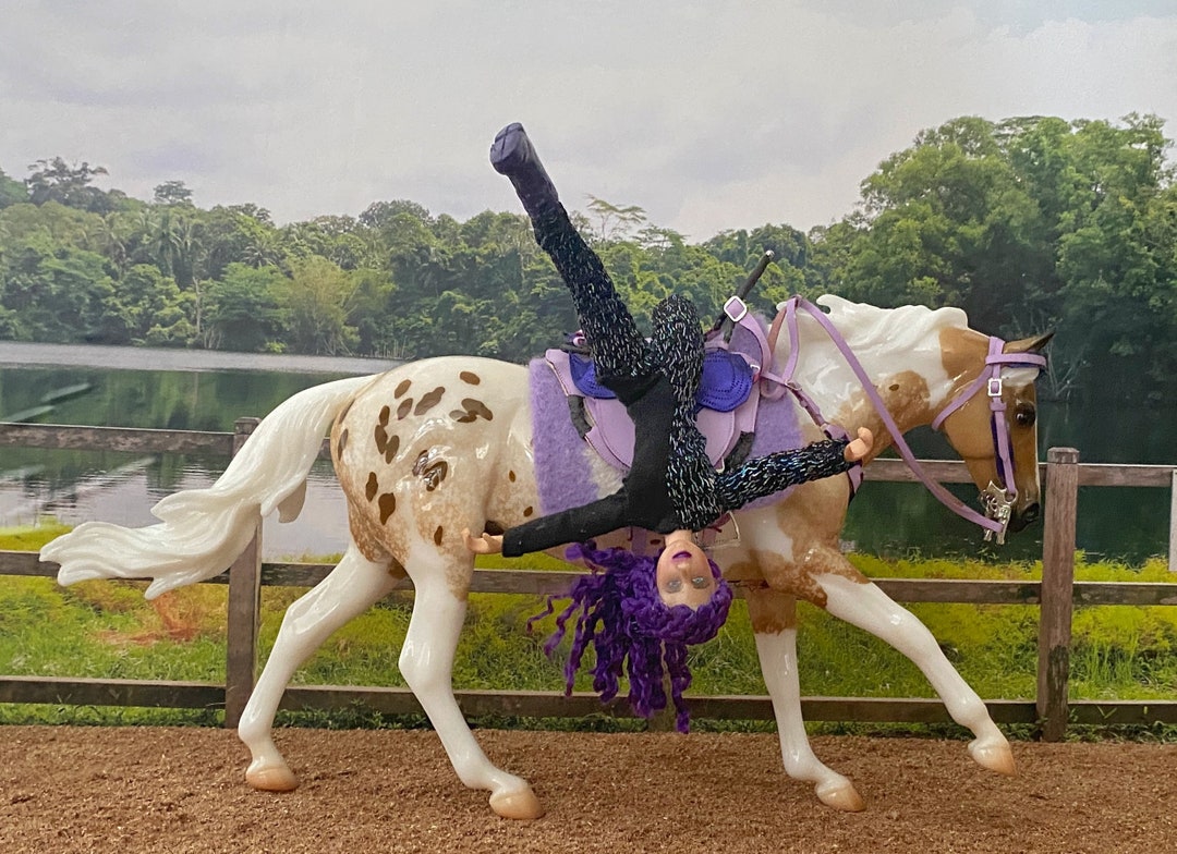 Pattern to Make a Model Horse Trick Riding Saddle and Dolls Jumpsuit - Etsy