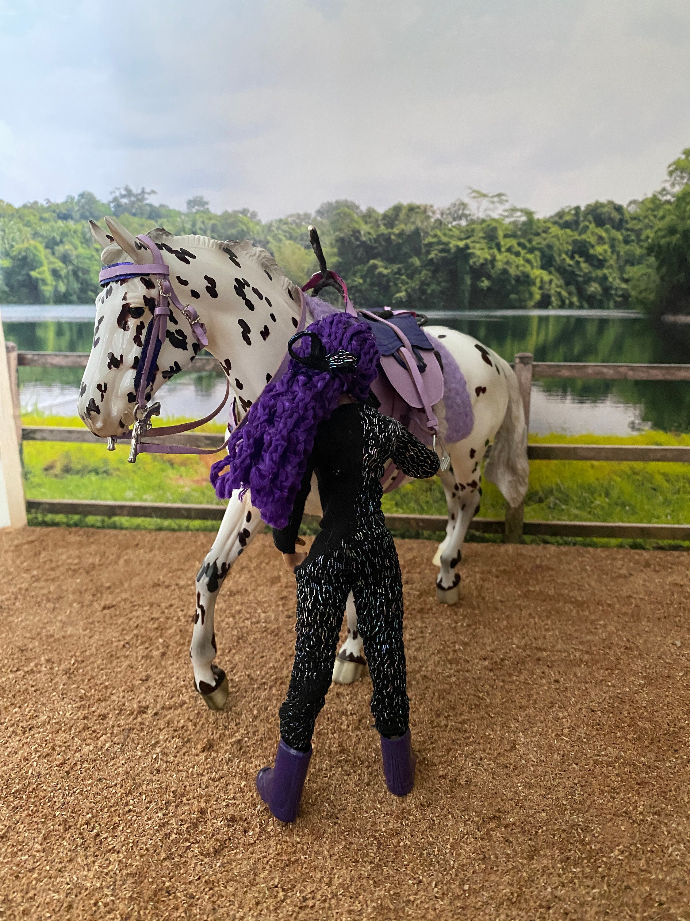 Pattern to Make a Model Horse Trick Riding Saddle and Dolls Jumpsuit - Etsy