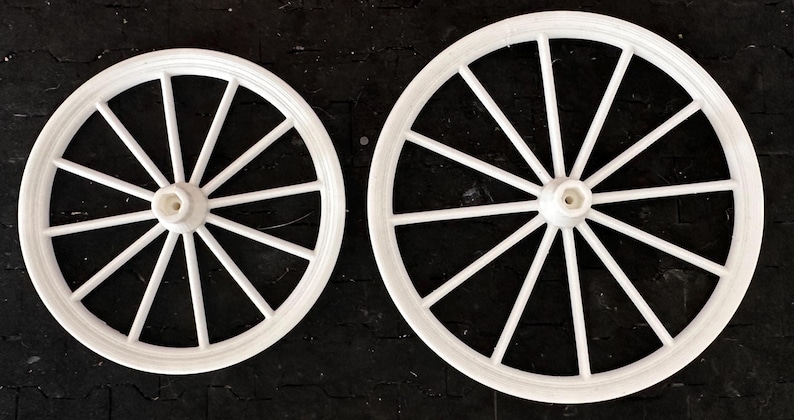 STL File for Carriage Wheels - Designed for Model Horse Carriages - Etsy