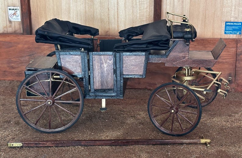 Pattern to Make a Model Landau Carriage - Great for a Team of Breyers ...