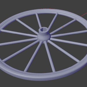 STL File for Carriage Wheels - Designed for Model Horse Carriages - Etsy