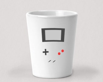 Video Gamer Birthday Gift Retro Gaming Shot Glass Video Game Geek ...