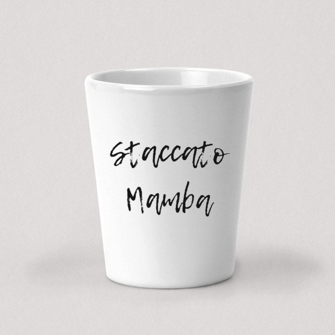 Staccato Mamba Shot Glass 1,5oz weißes Keramik Schnossglas - Etsy ...