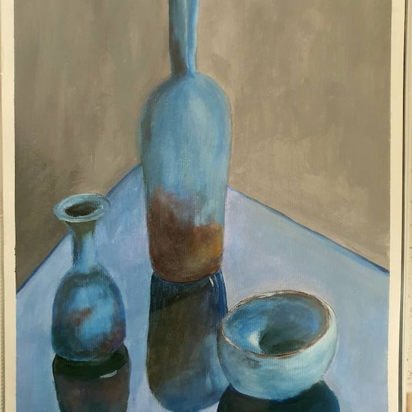 Reflection Still Life Original Painting - Etsy