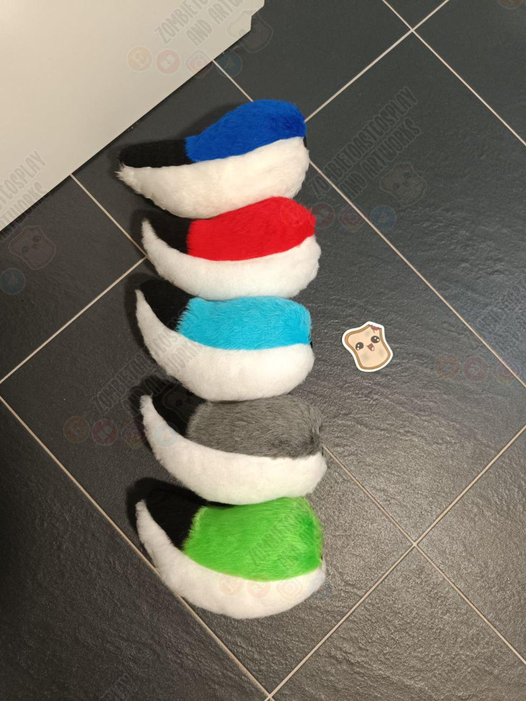 Premade Furry Fursuit Nub Tails Different Colors - Etsy