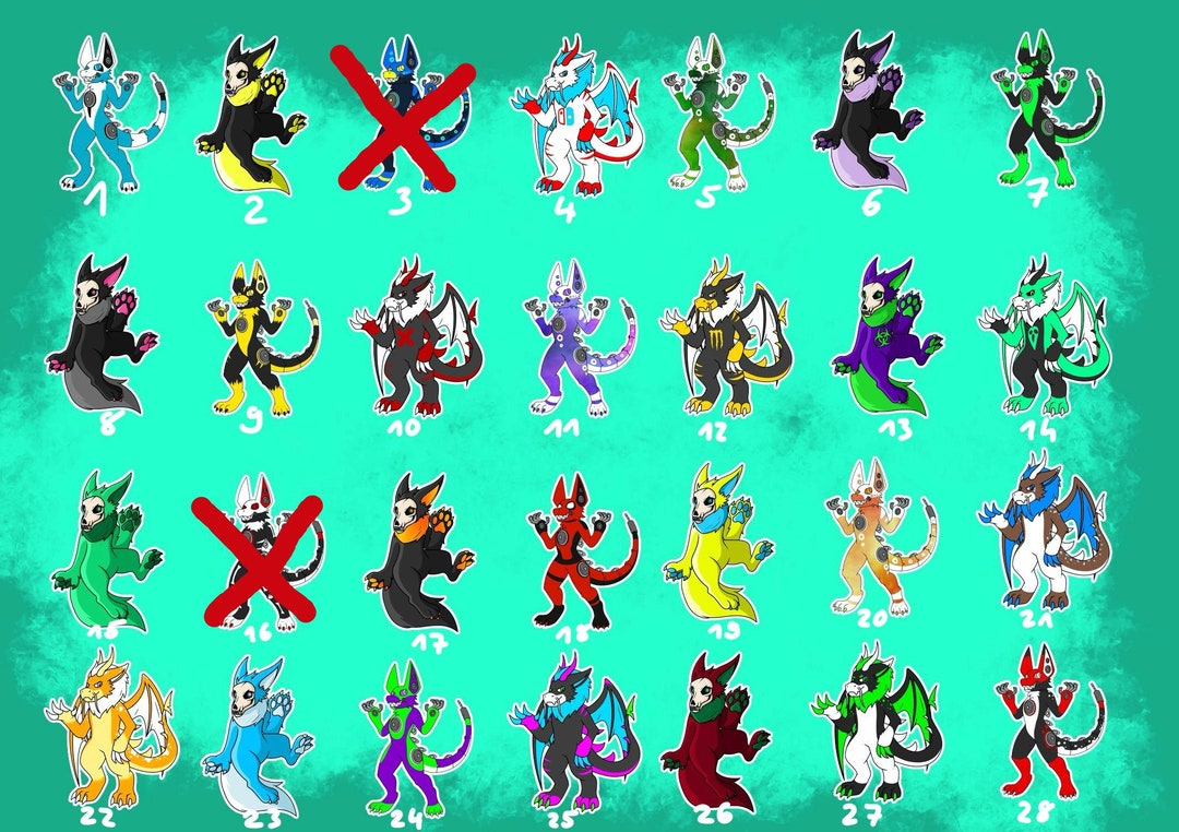 Furry Fursona Adopts Adoptables - Etsy