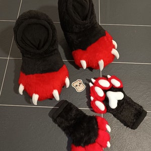 Premade Furry Partial Fursuit Hellhound / Wolf / Demon/ Monsterdog - Etsy