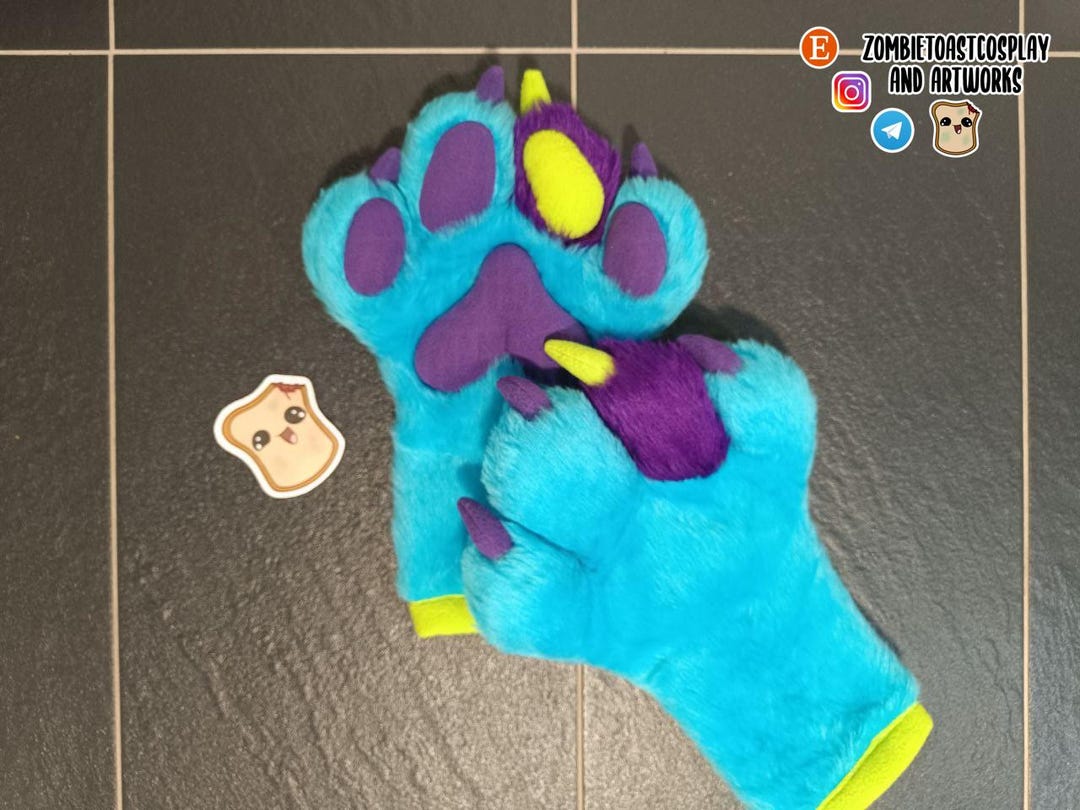 Premade MQ Furry Fursuit Hand Paws FREE SHIPPING - Etsy
