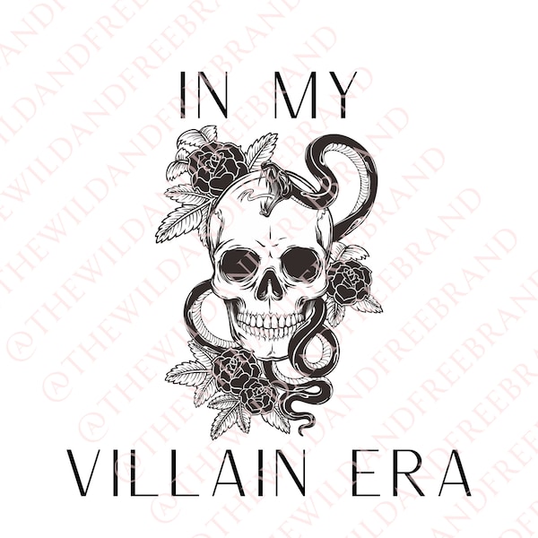 In My Villain Era Png - Etsy
