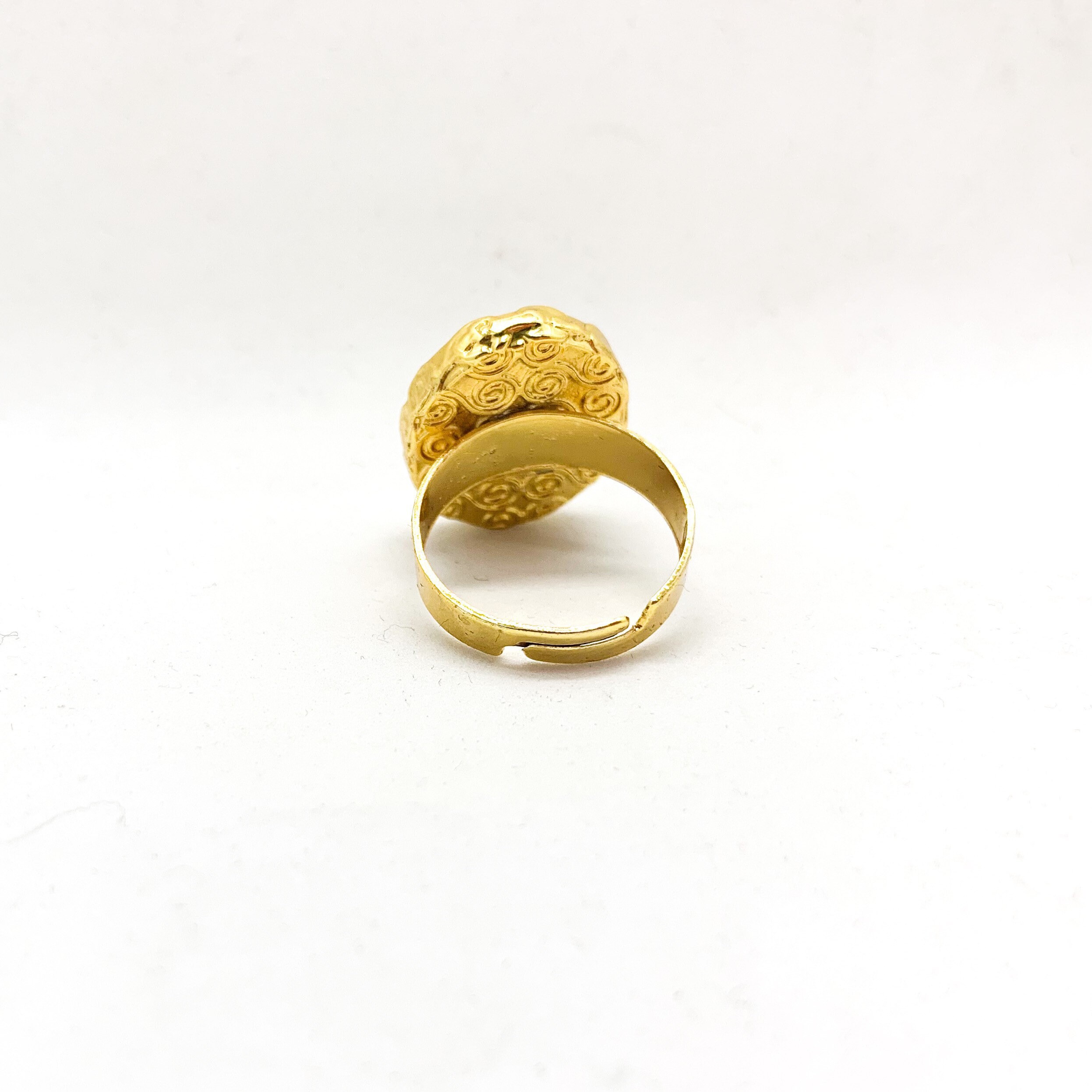 Gustav Klimt Garden Painting Adjustable Gold Ring,klimt Jewelry, Famous ...