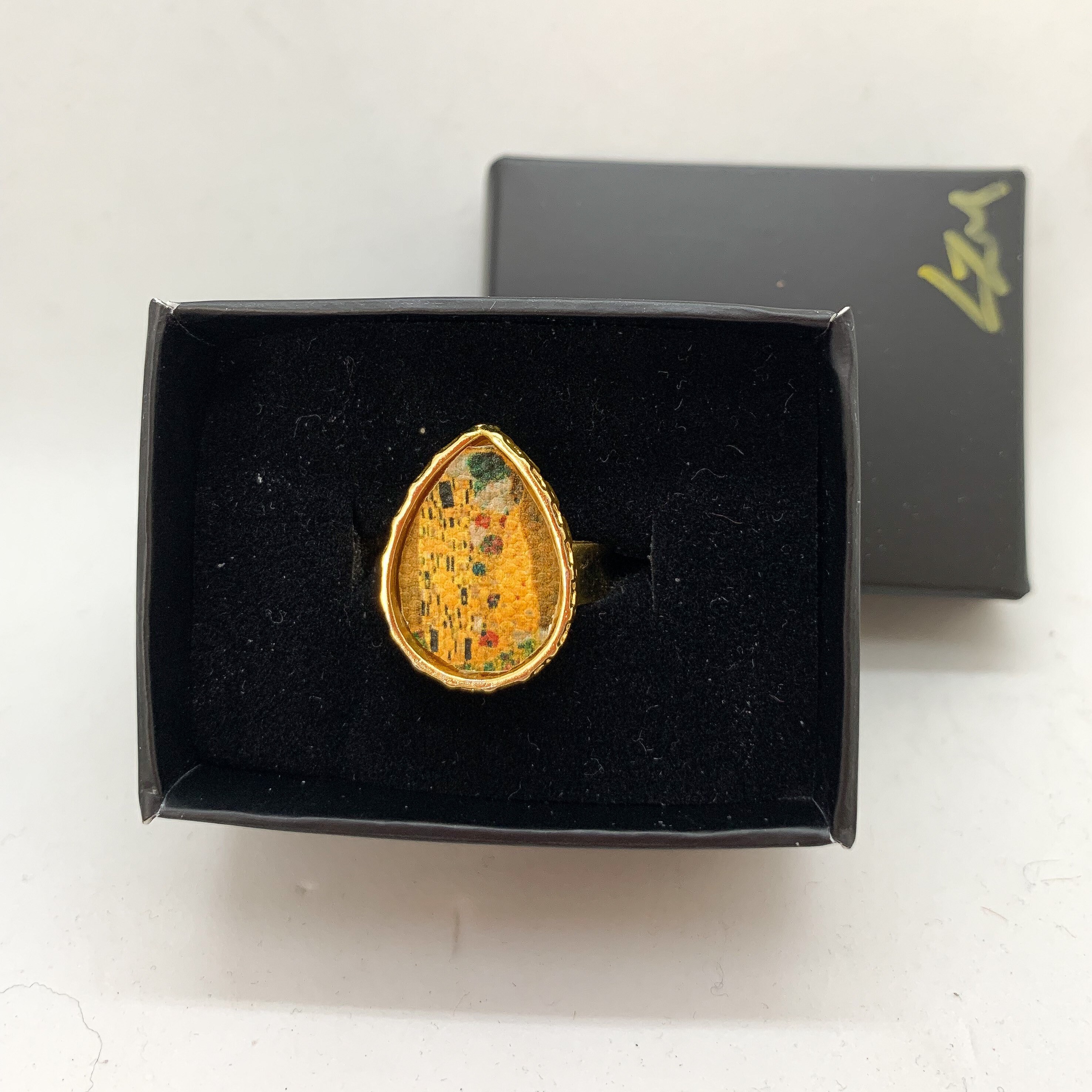 Gustav Klimt the Kiss Ring - Etsy