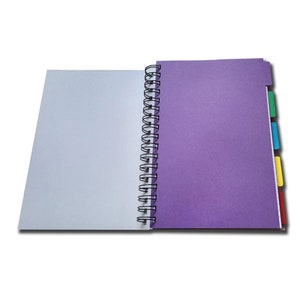 5 Subject Divider Book | Assorted Sections or Ruled Only | B5 176mm X ...