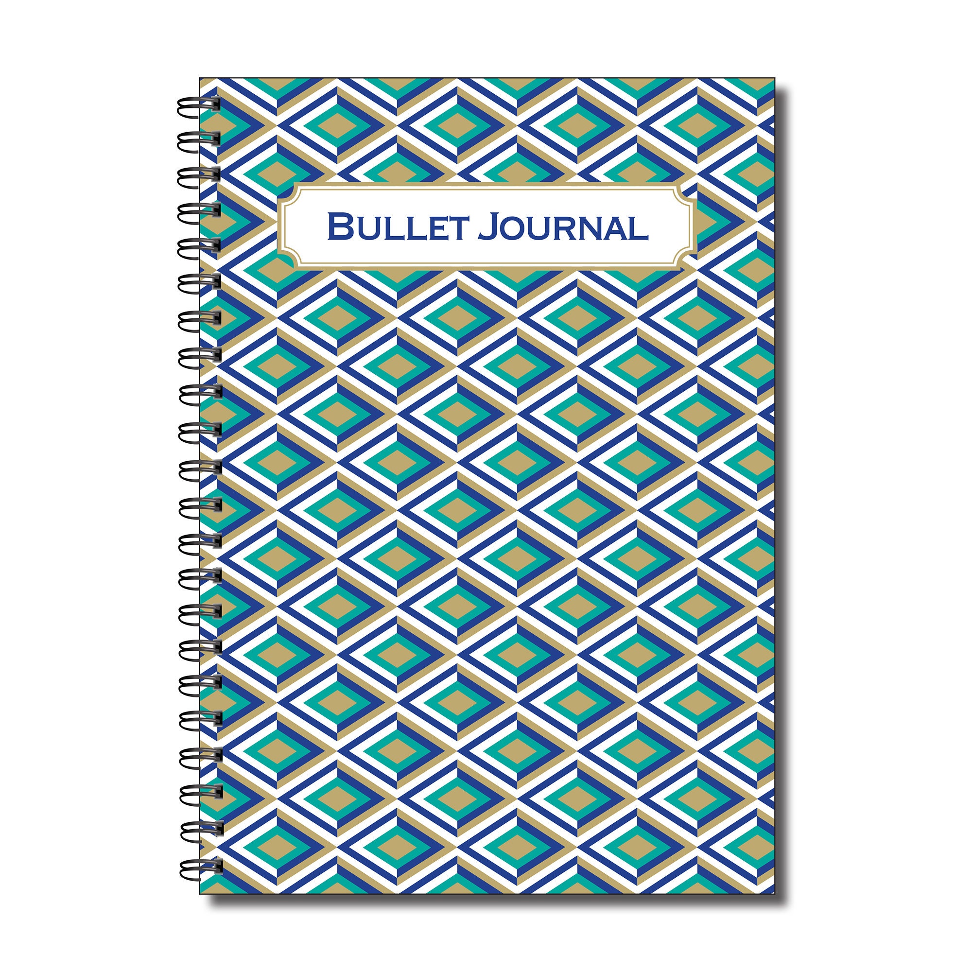 Designer Bullet Journal/dotted Notebook A5 - Etsy UK