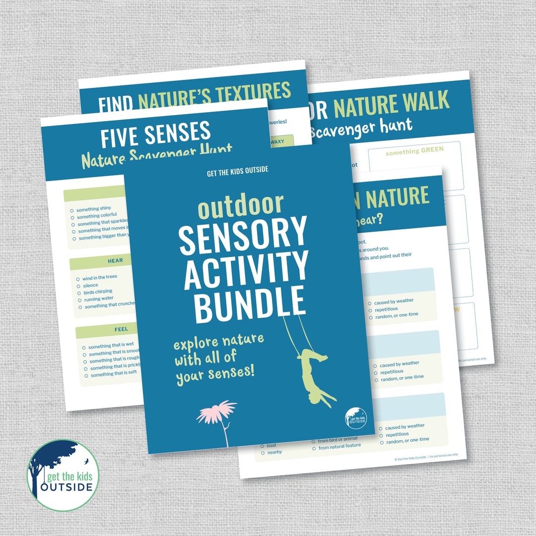 Outdoor Sensory Activity Bundle - Sensory Activities - Outdoor ...