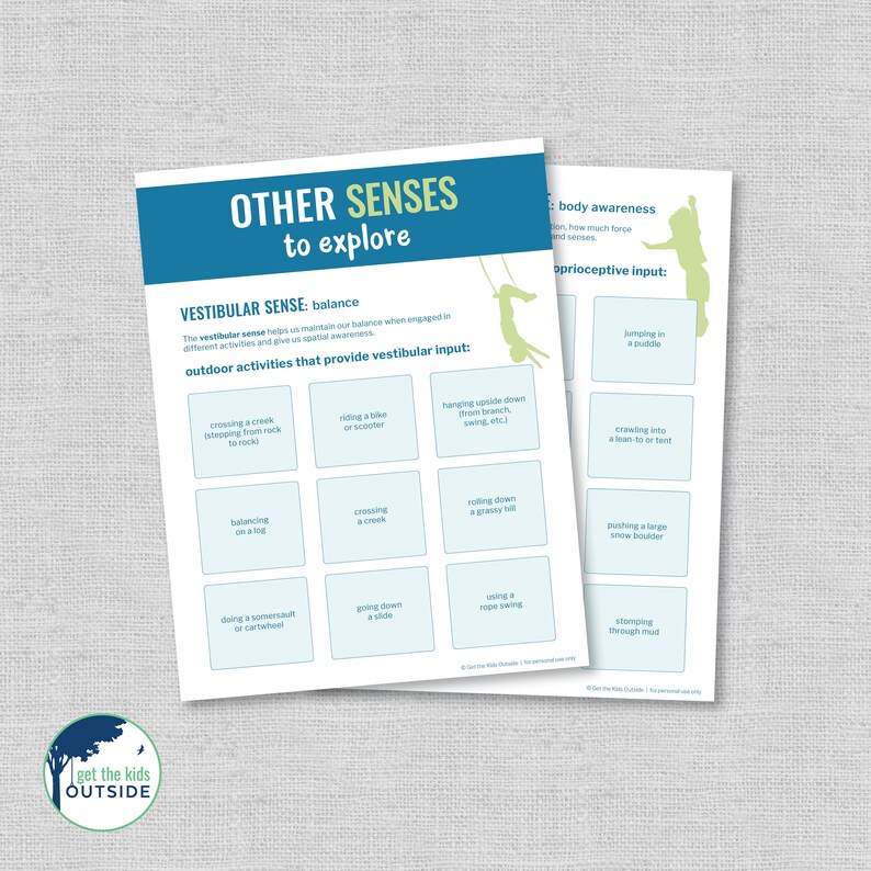 Outdoor Sensory Activity Bundle - Sensory Activities - Outdoor ...