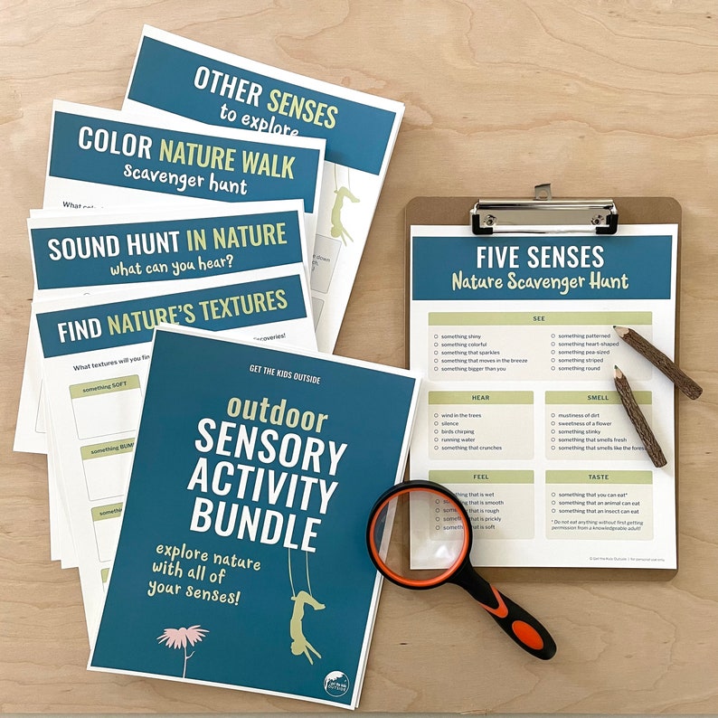 Outdoor Sensory Activity Bundle - Sensory Activities - Outdoor ...