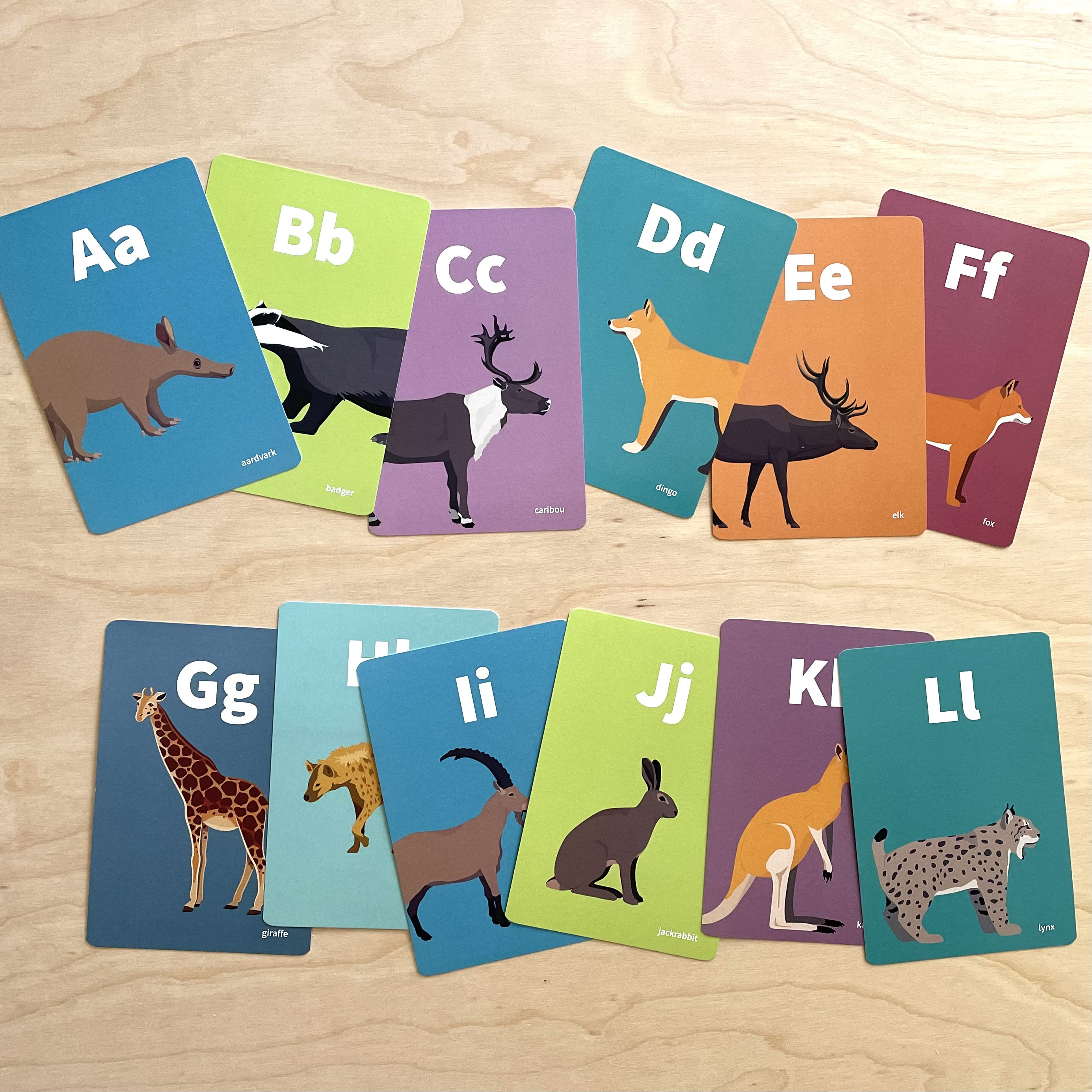 Animal Alphabet Flashcards Mammals From Around the World Abcs Animal ...