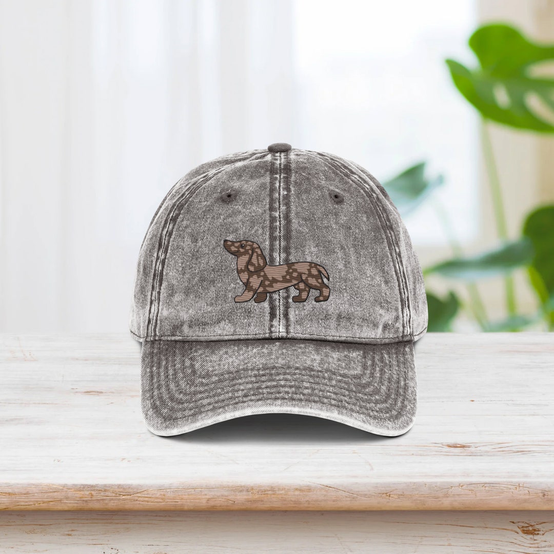 Chocolate Dapple Dachshund Hat, Doxie Cap, Weenie Dog - Etsy